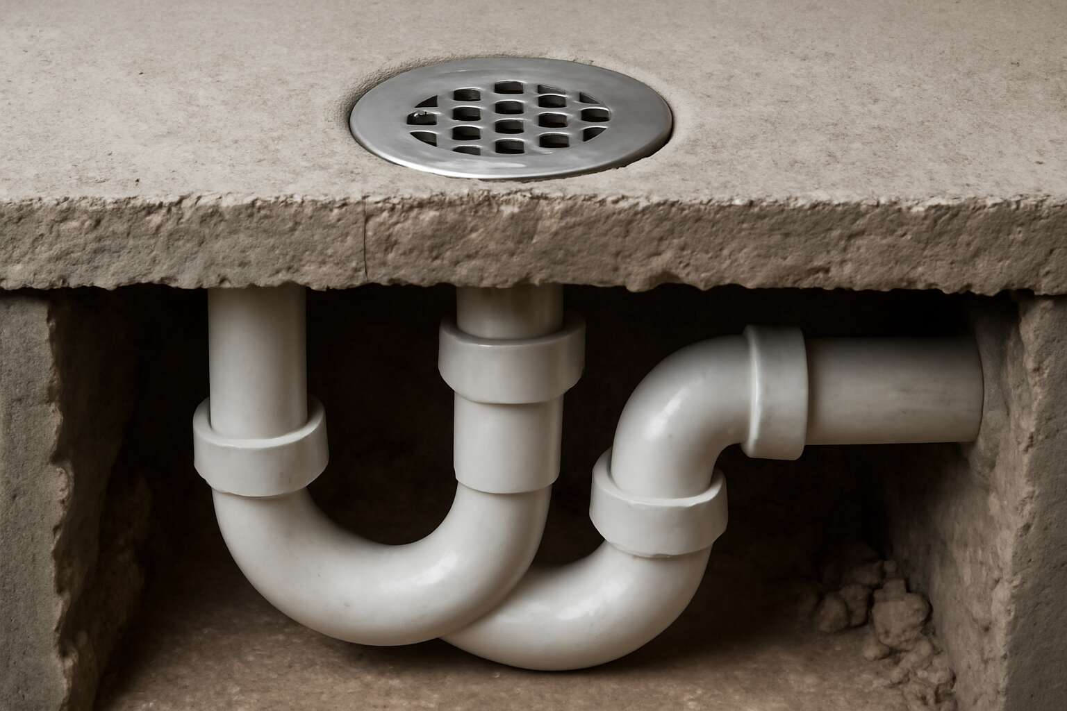 How to Properly Install and Maintain a Shower Drain P Trap in Concrete ...