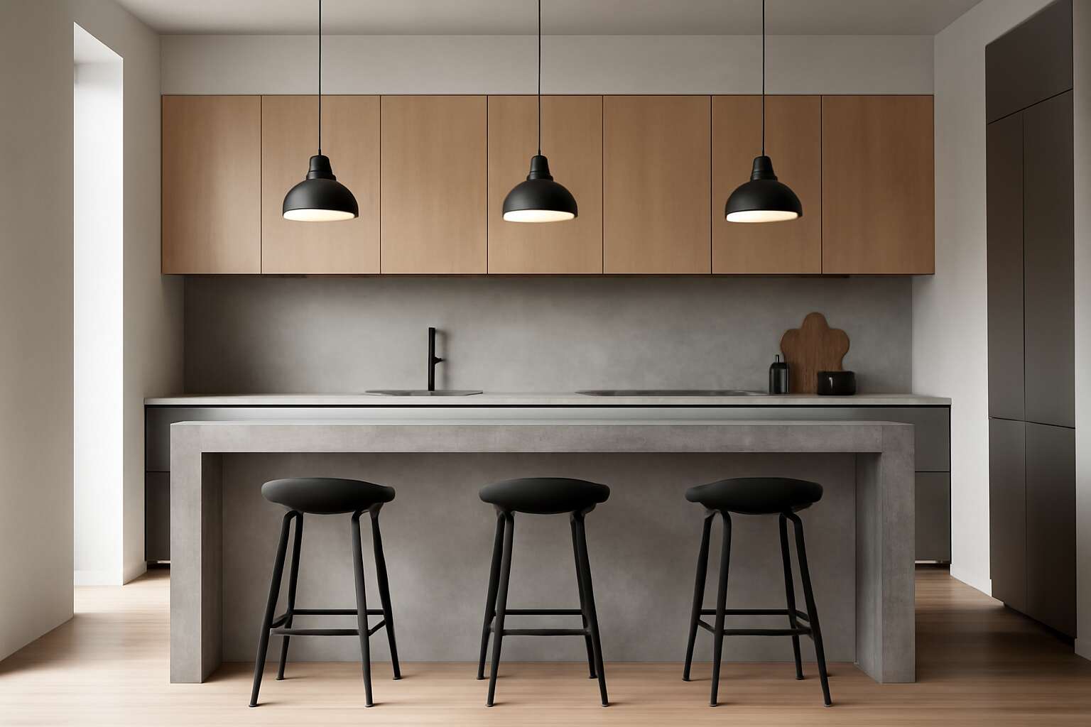 Chic and Durable: Designing a Stunning Concrete Slab Kitchen Island for ...