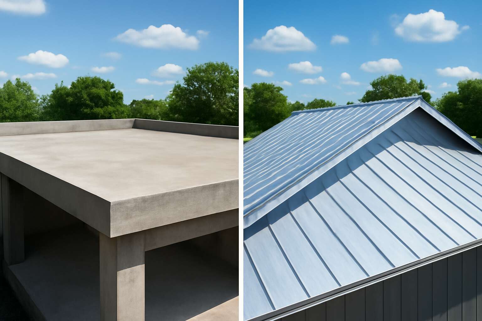 Concrete Slab Roof vs Metal Roof: Which Durable and Cost-Effective ...