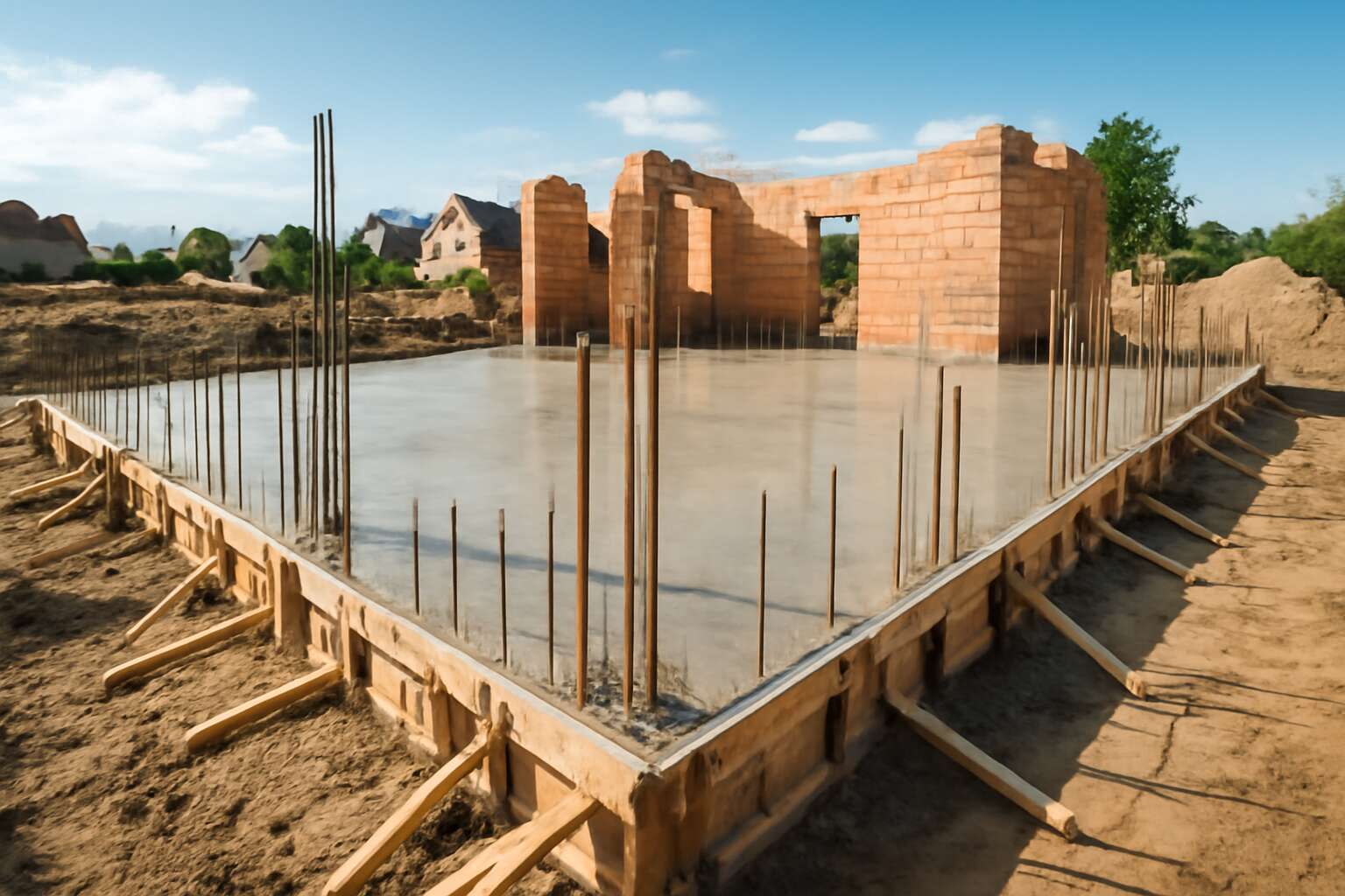 Build a secure home with concrete slab house foundation: simple steps ...